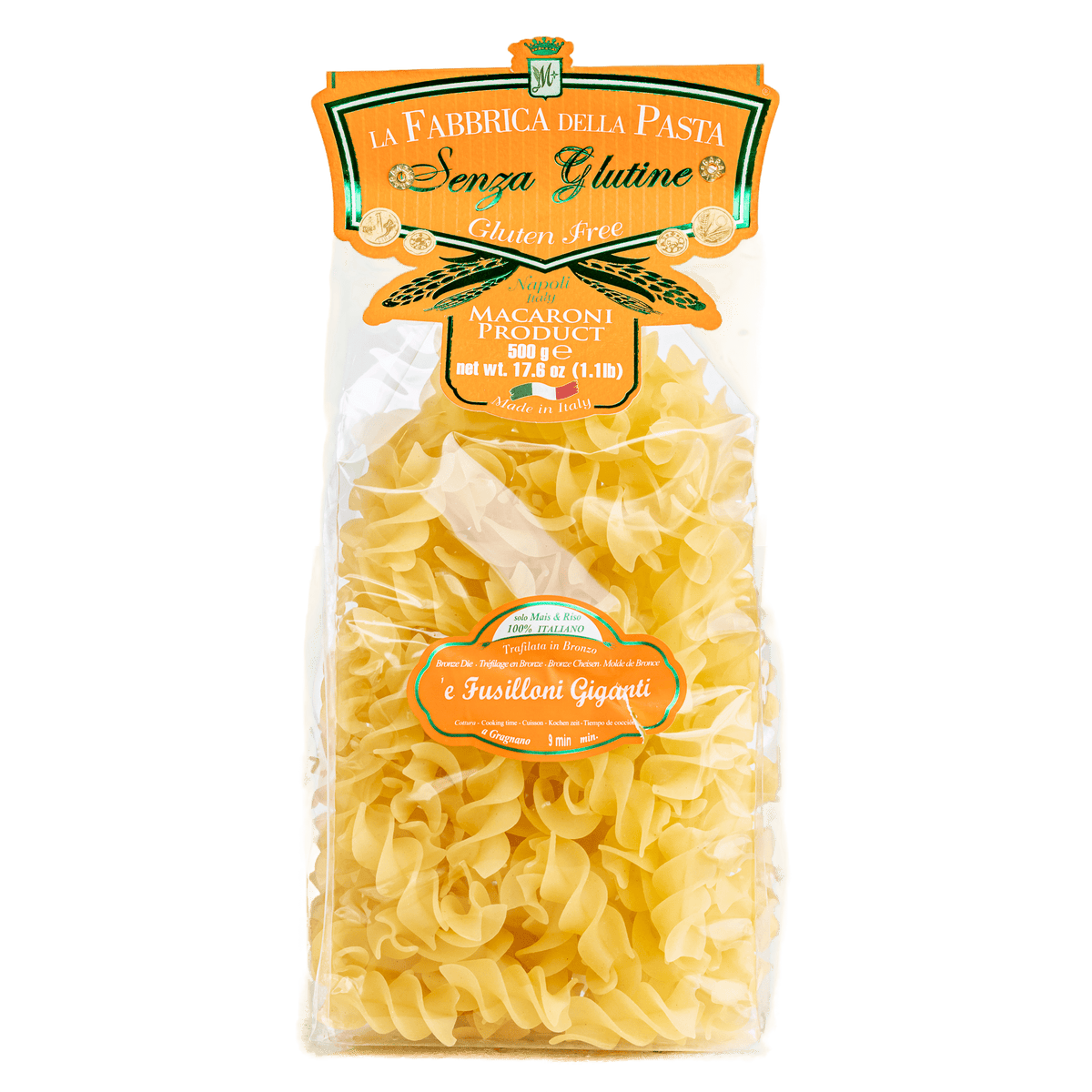 Gluten Free Fusilloni Giganti by La Fabbrica della Pasta – THE PASTA MARKET
