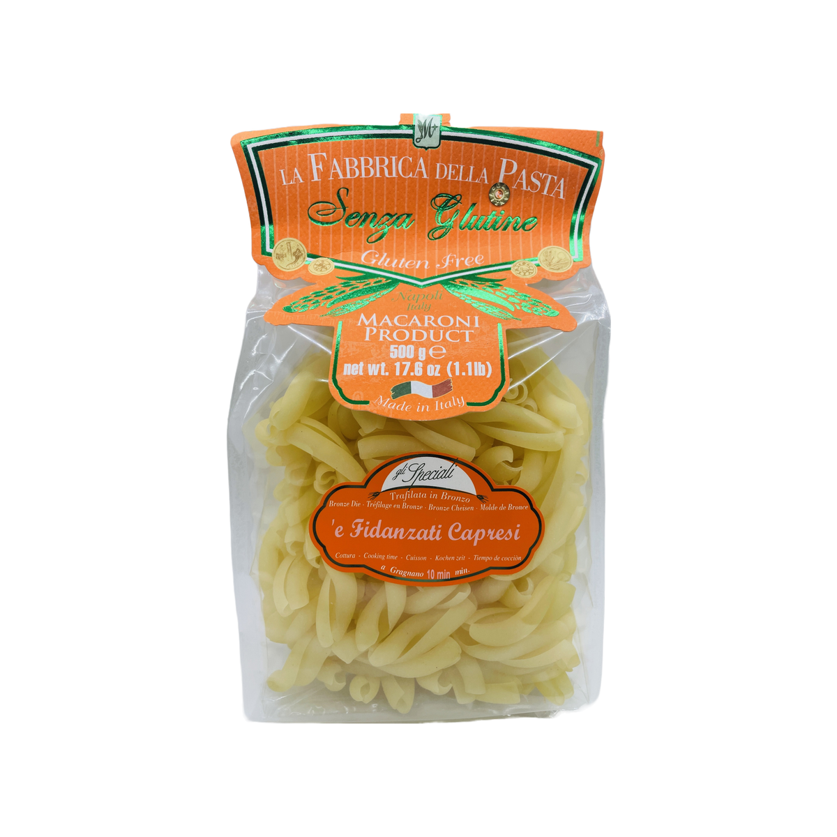 Gluten Free Fidanzati Capresi by La Fabbrica della Pasta – THE PASTA MARKET