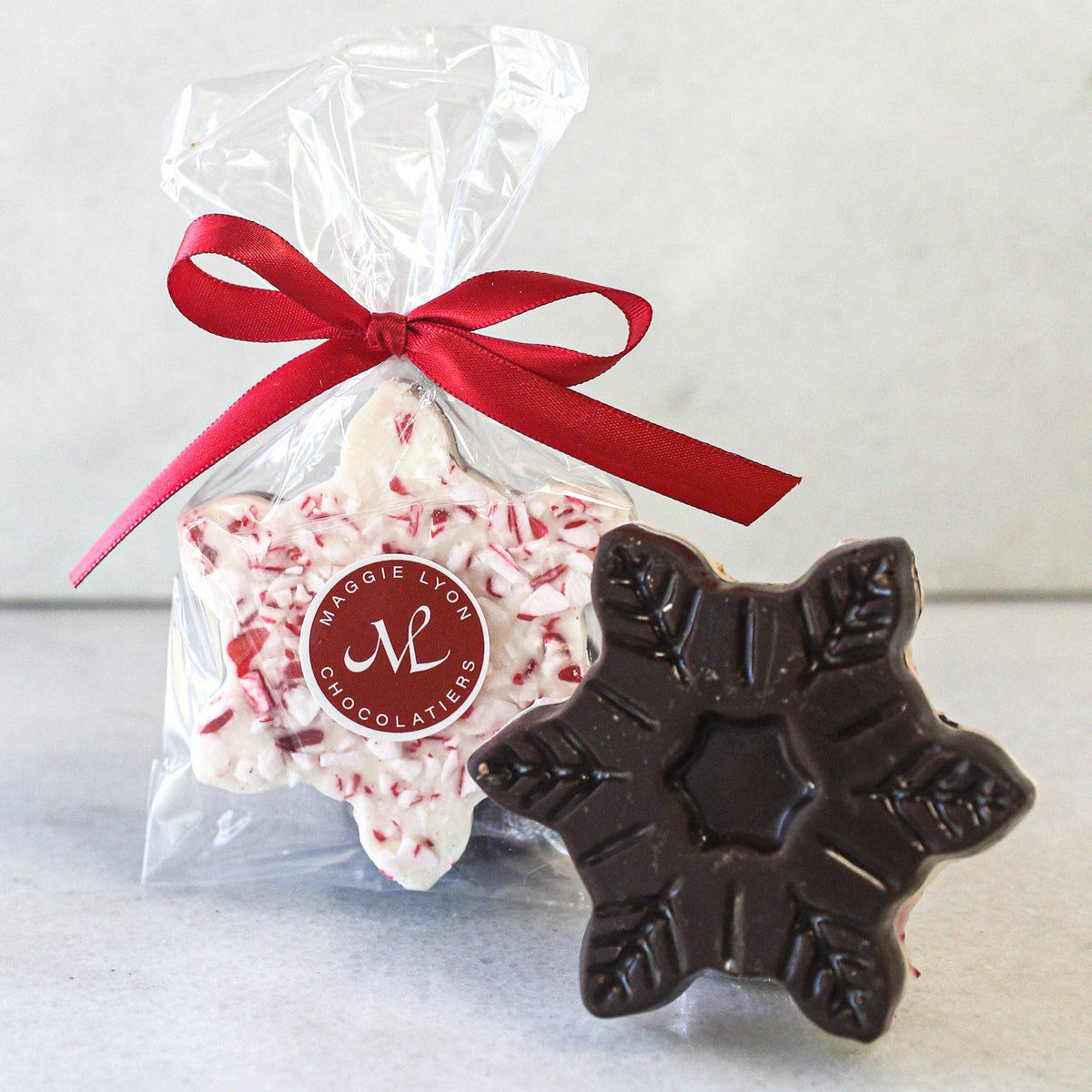 Single Peppermint Bark Snowflake – THE PASTA MARKET