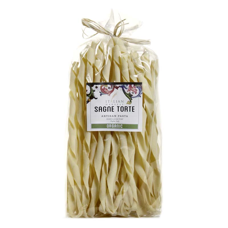 Sagne Torte (Twisted Wide Strips) by Marella – THE PASTA MARKET