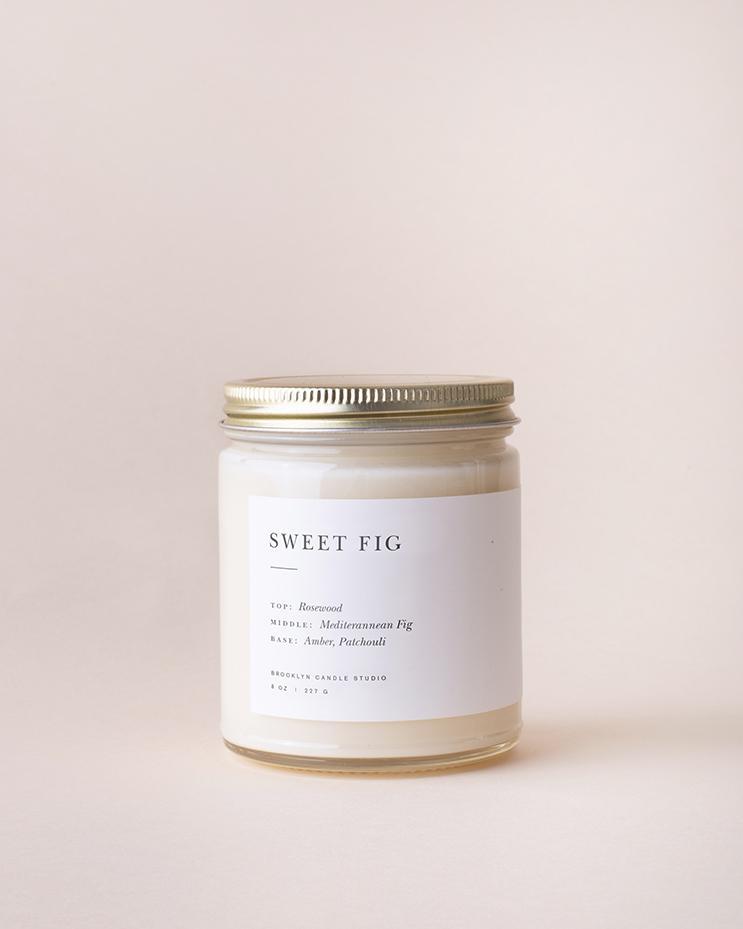 Sweet Fig Minimalist Candle – THE PASTA MARKET